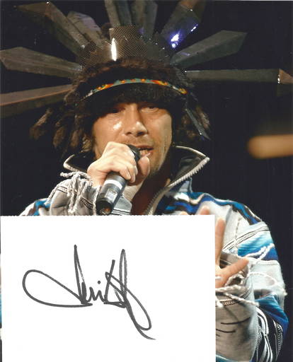 Jamiroquai signed white card with 10x8 colour photo. - Sep 11, 2020 ...