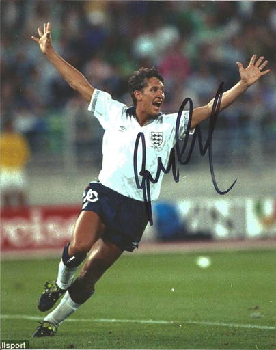 Football Gary Lineker Signed 10x8 Colour Photo Pictured