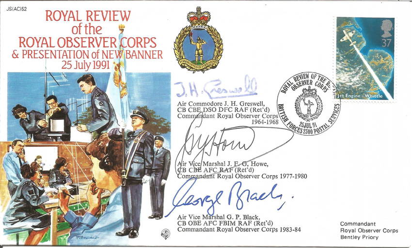 Royal Review Of The Royal Observer Corps And