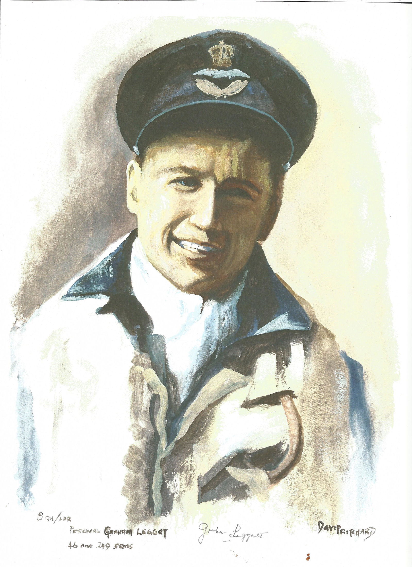 Sqn Ldr Graham Leggett Ww2 Raf Battle Of Britain Pilot