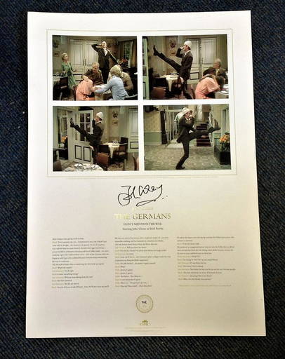 John Cleese Signed The Germans Don't Mention The War A2
