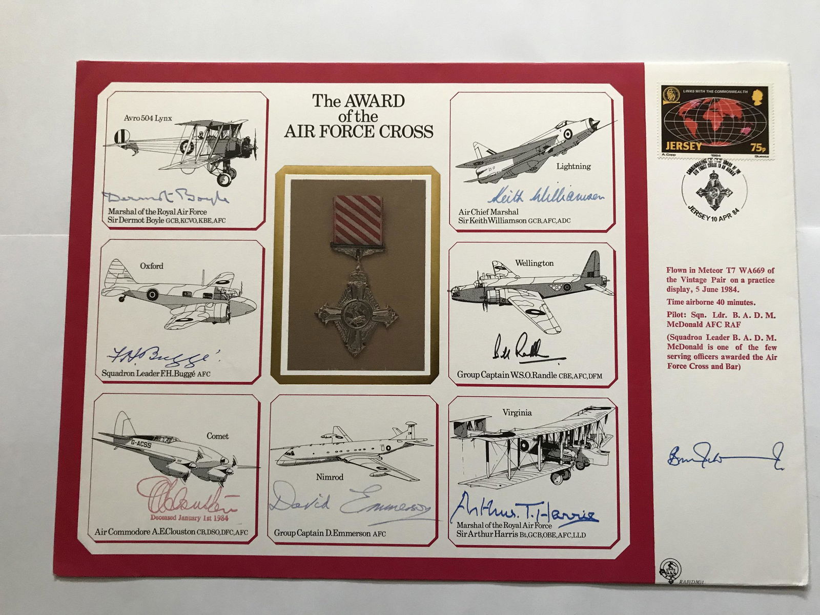 MRAF Arthur Harris AFC WW1 pilot and WW2 Bomber Command - Jan 20, 2021 ...