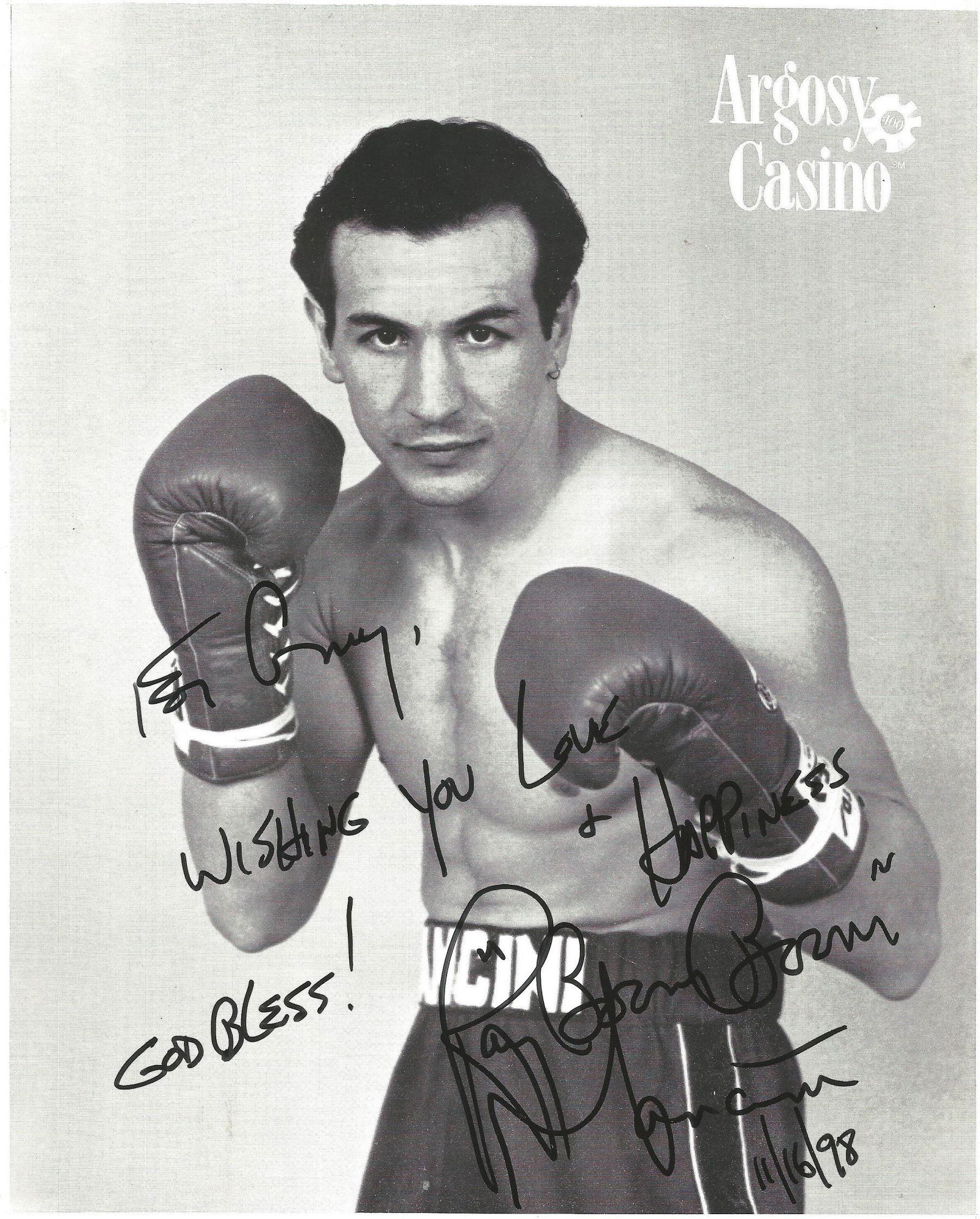 Boxing Ray Boom Boom Mancini signed 10x8 black and - Jan 27, 2021 ...