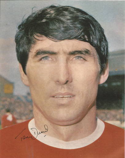 Football Manchester United Legend Tony Dunne Signed