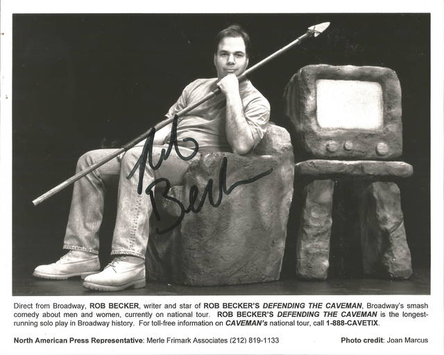 Rob Becker signed 10x8 black and white promo photo for - Feb 17, 2021 ...