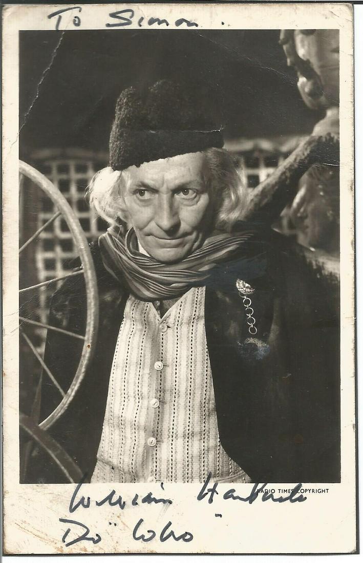 DrWho William Hartnell signed 6x4 black and white photo - Apr 14, 2021 ...