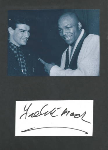 Boxing Freddie Mack 12x8 Signature Piece. Freddie Mack