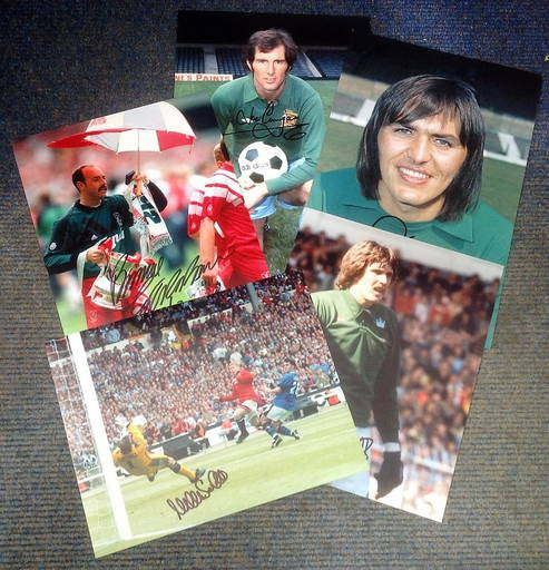 Football Collection Goalkeeper Legends 5 Signed Colour