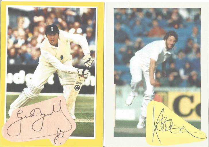 Cricket Ian Botham 6x4 Signature Piece Includes Colour