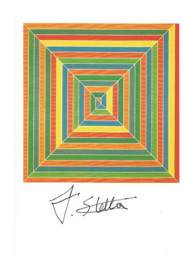 Frank Stella signature piece. American painter. Good - May 28, 2021 ...