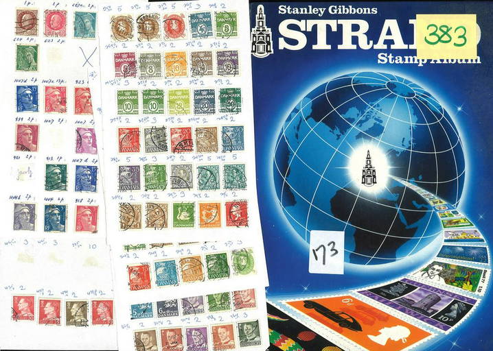 European Stamp Collection 7 Pages Of Stamps Countries