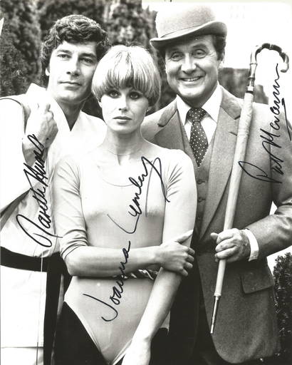 Gareth Hunt, Joanna Lumley & Patrick Macnee