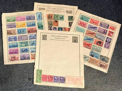 United Nations Stamp Collection Written Up 21 Loose