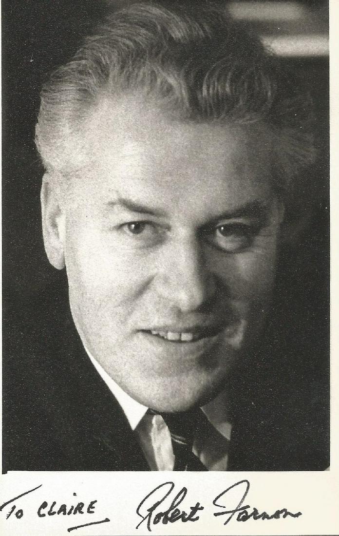 Robert Farnon 6x4 signed and dedicated black and white - Jun 25, 2021 ...