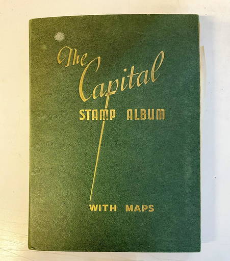 The Capital Stamp Album With Maps A Very Full Album