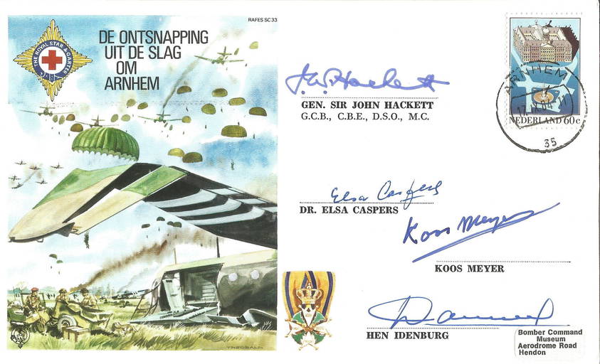 General Sir John Hackett And 3 Resistance Workers