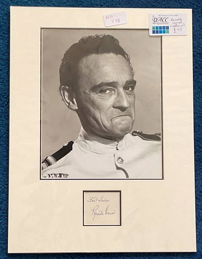 Kenneth Connor 16x12 mounted signature piece includes - Aug 11, 2021 ...
