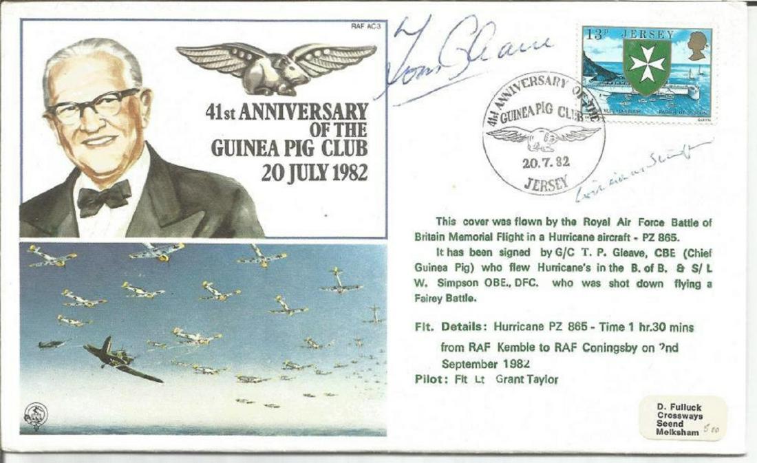 Grp.Capt. 'Tom' P. Gleave signed RFDC 67. Christmas - Aug 20, 2021 ...