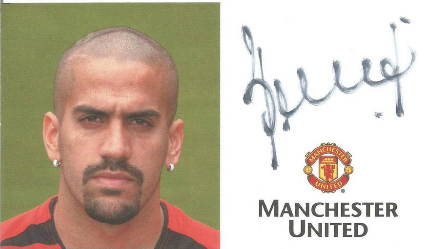 Juan Sebastian Veron Signed Official Manchester United