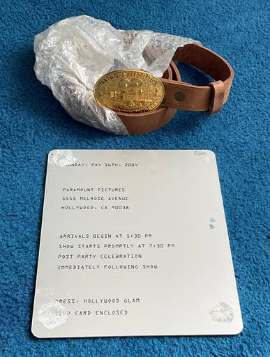 Rare Stuntmans Belt and Plaque for the 2004 World Stunt - Sep 22, 2021 ...