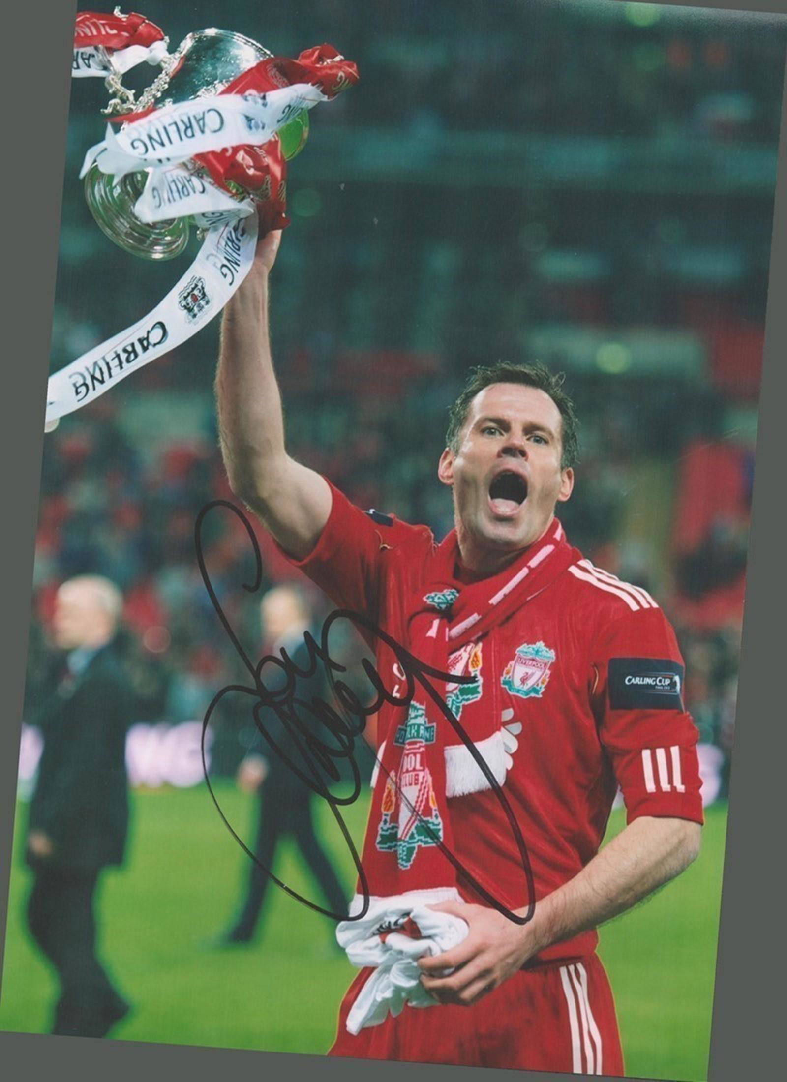 JAMIE CARRAGHER signed Liverpool 8x12 Photo (#0330) on Sep 29, 2021 ...