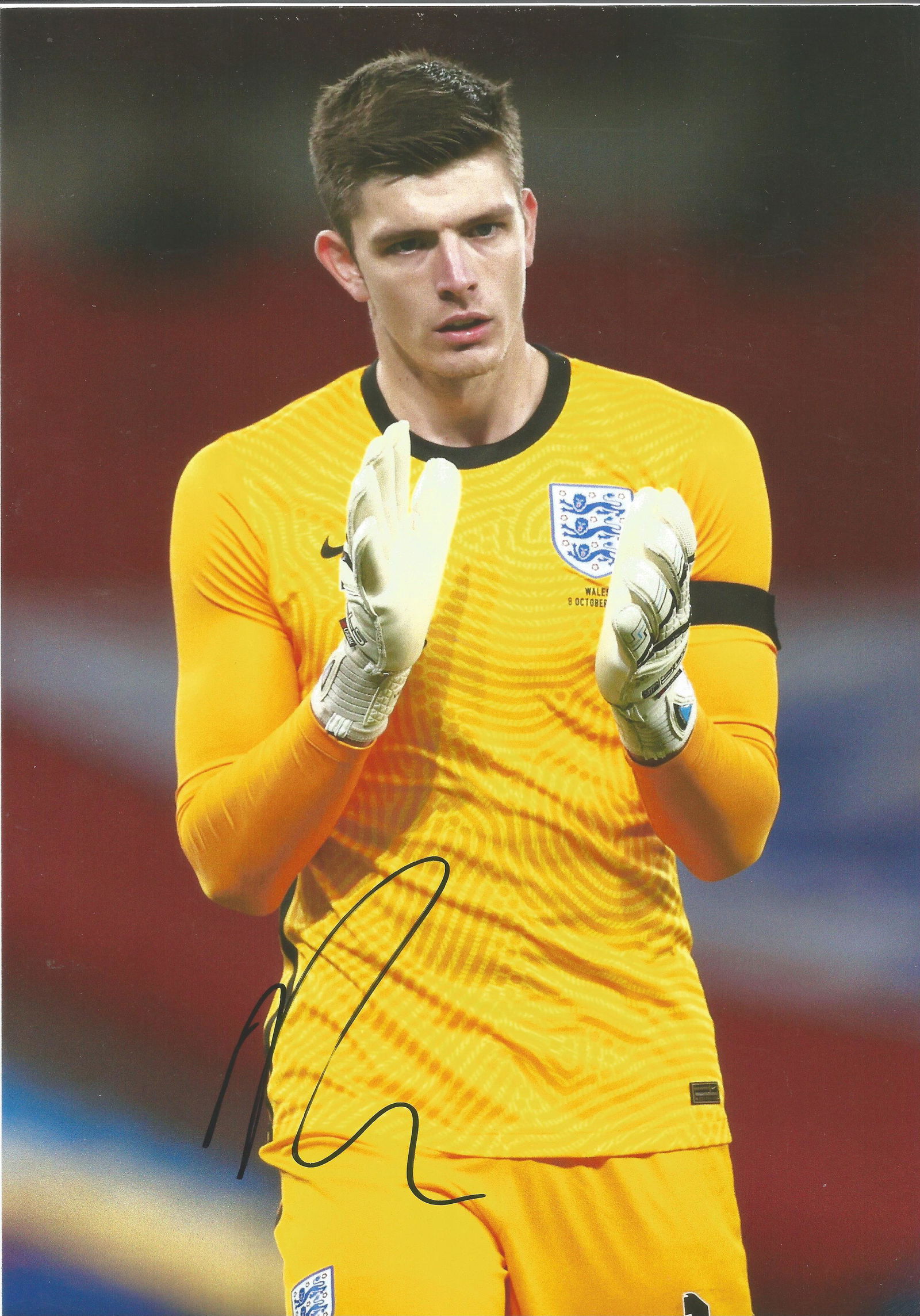 Football Nick Pope signed 12x8 England colour photo. (#0351) on Oct 01 ...