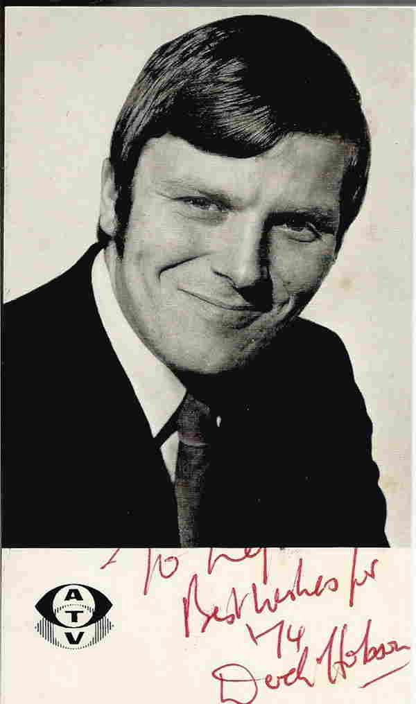 Derek Hobson signed and dedicated 6x4 black and white (#0287) on Oct 15 ...