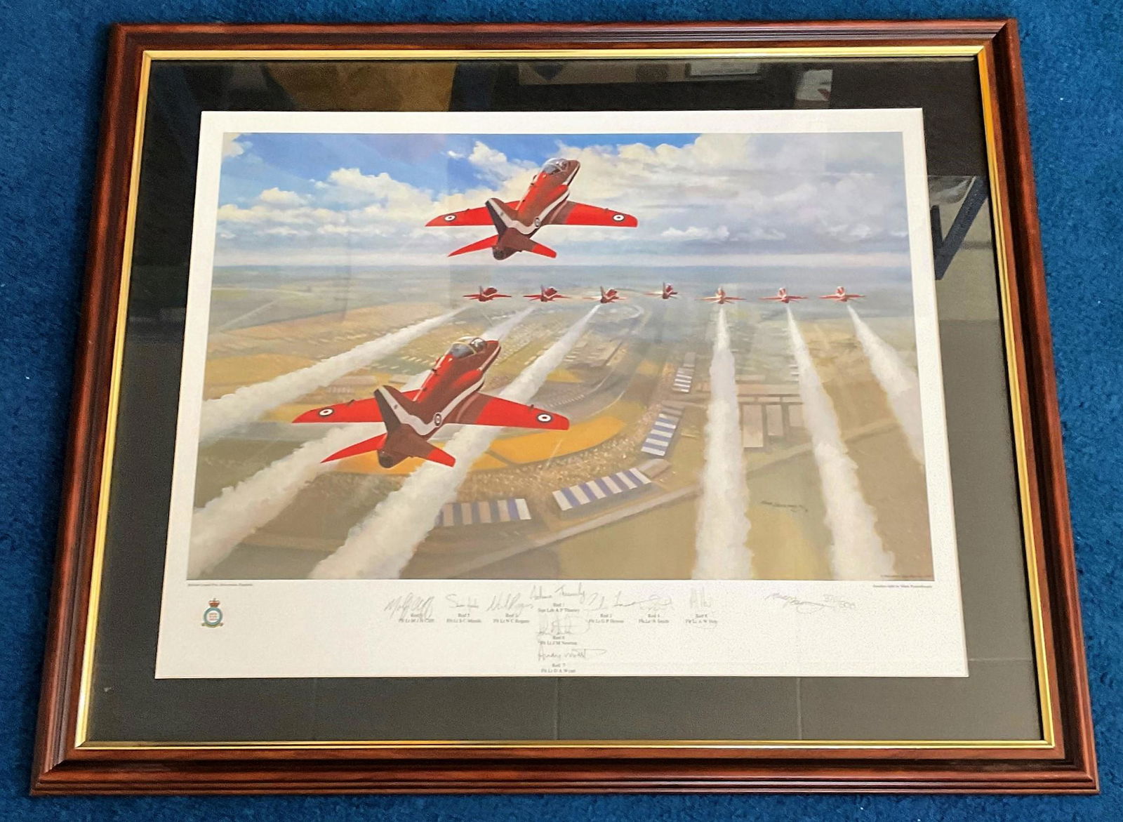 Aviation. Artist Mark Postlethwaite Colour Print of (#0095) on Oct 27 ...