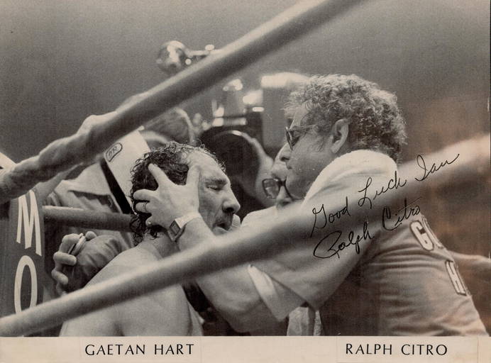 Boxing Ralph Citro signed 10x8 black and white photo. (#0047) on Nov 10 ...
