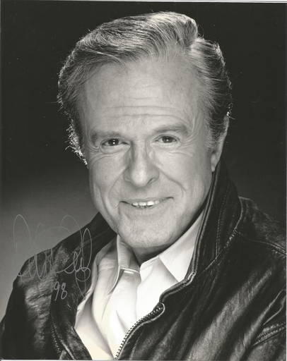 Actor Robert Culp Signed 10x8 Black And White Photo.
