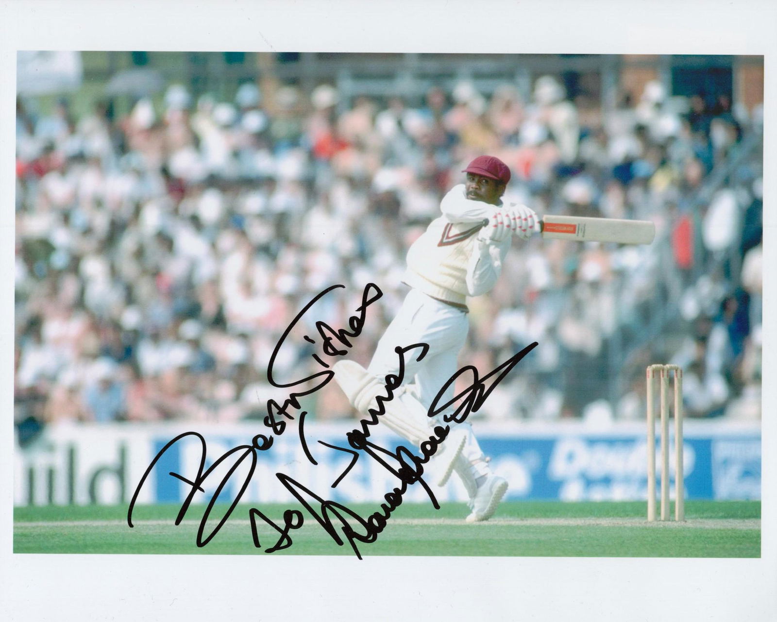 Cricket Gordon Greenidge signed 10x8 colour photo - Nov 23, 2021 ...