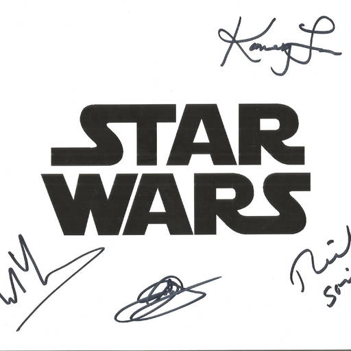 Star Wars Photo Signed By Four Actors Inc Richard