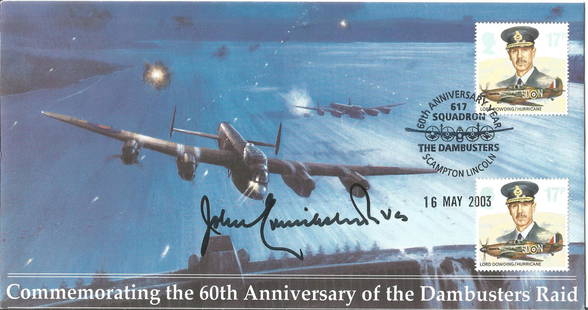 Ww2 Raf John Cruickshank Vc Signed Operation Chastise The Dambusters ...