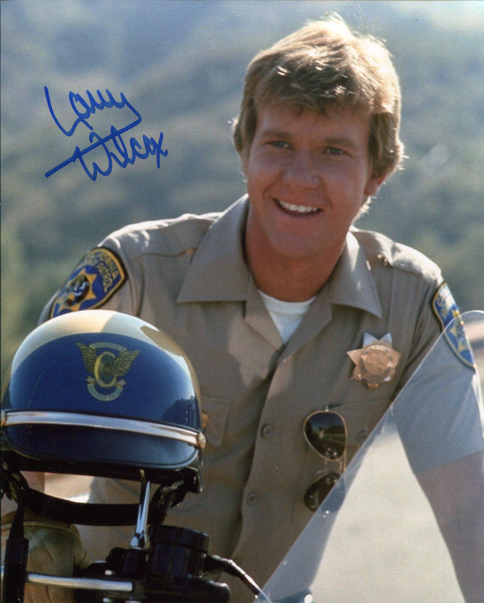 Actor Larry Wilcox signed 8x10 photo from CHIPS. Good (#0106) on Dec 08 ...