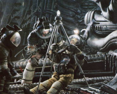 Alien Cast Signed Photo