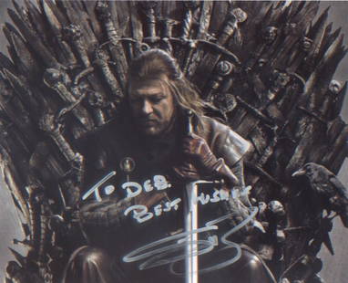 Sean Bean Autograph Signed Game Of Thrones Poster
