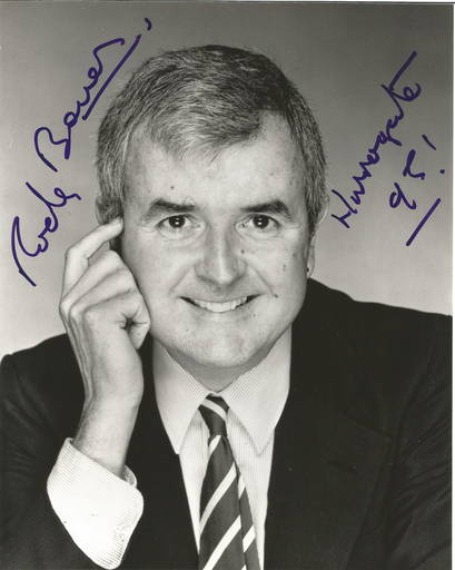 Rodney Bewes Signed 10x8 Black And White Photo. Rodney