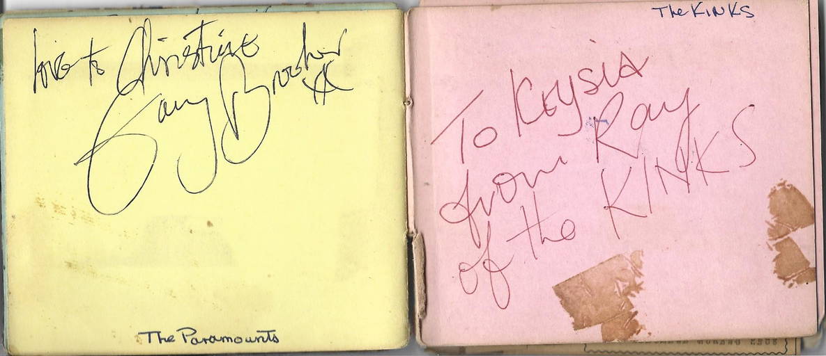 Autograph book. Contains signatures of Ray Davies, The (#0680) on Feb ...