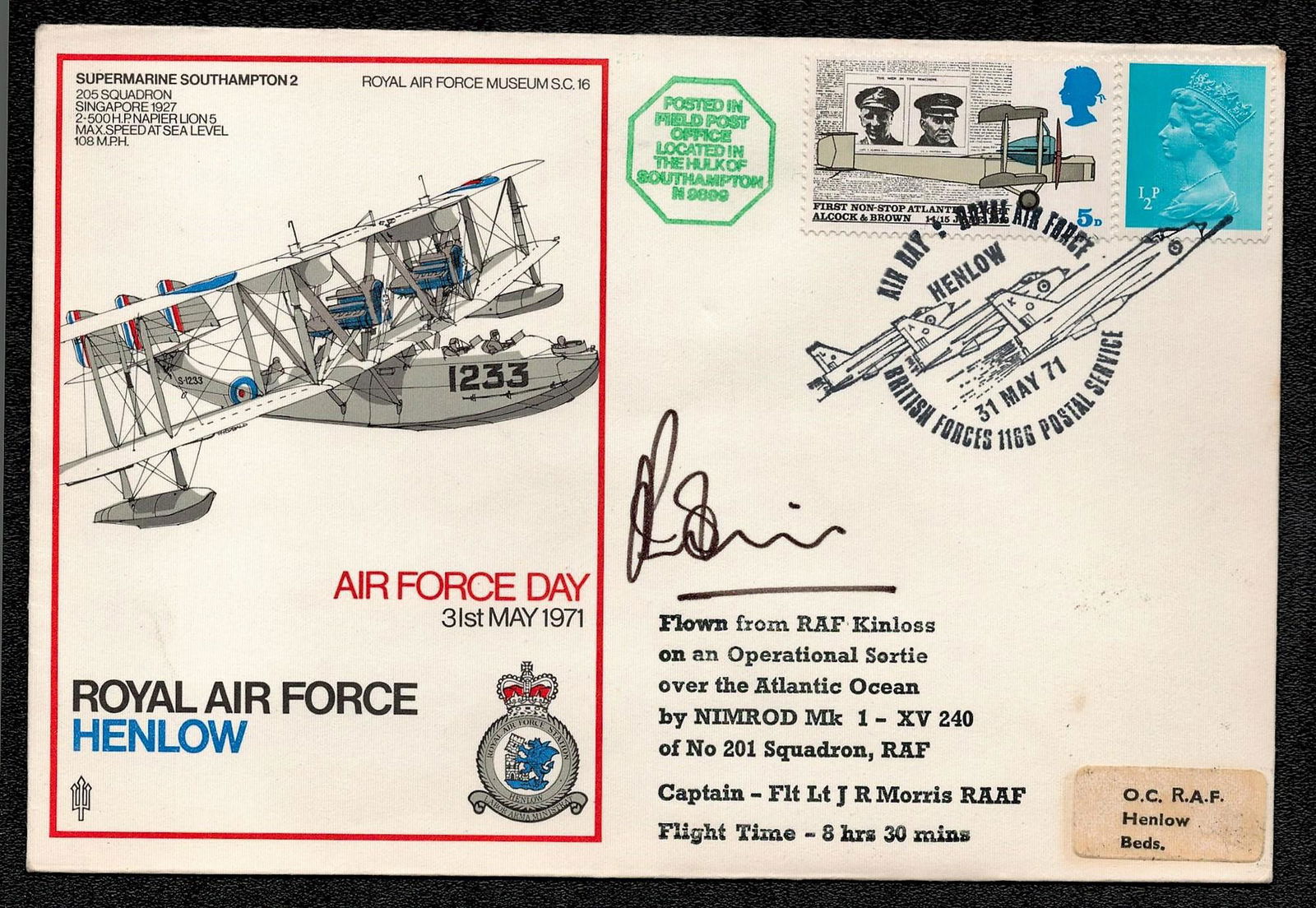 RAF Pilot JG (Gerry) Roberts DFC DFM AE JP MBIM MICM (#0316) on Feb 23 ...