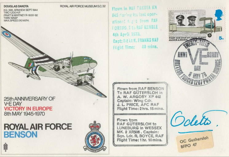 Odette Hallowes signed RAF Benson 25th Anniversary of (#0277) on Mar 09 ...
