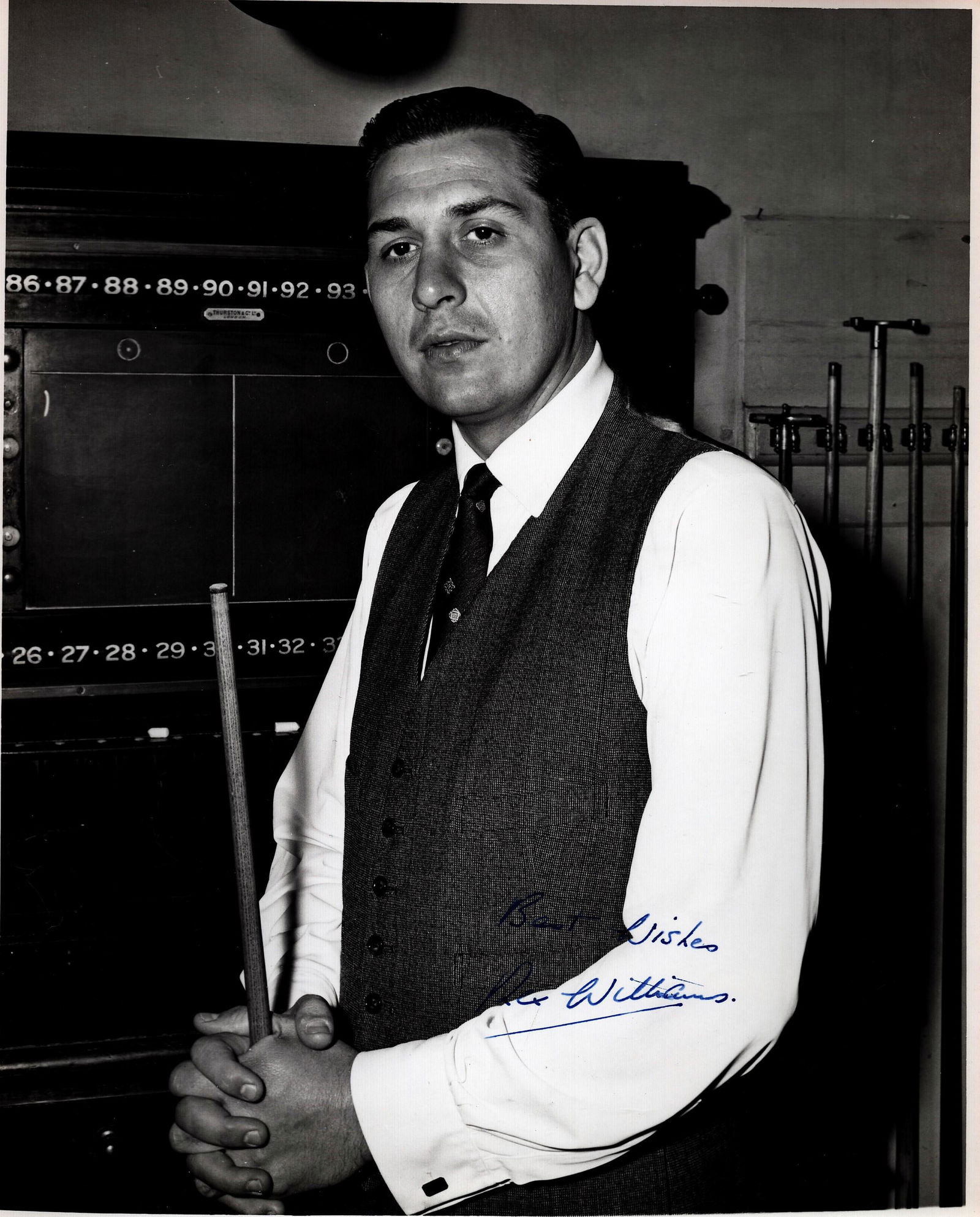 Rex Williams signed 10x8 vintage black and white photo. (#0034) on Mar 16, 2022 | Chaucer ...