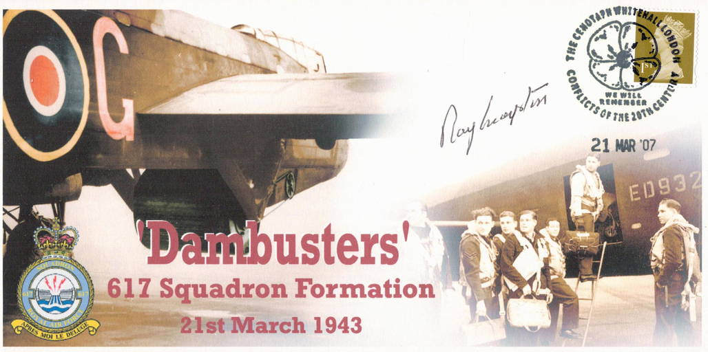 Dambuster 617 Squadron F/O Ray Grayston signed Dambusters 617 Squadron ...