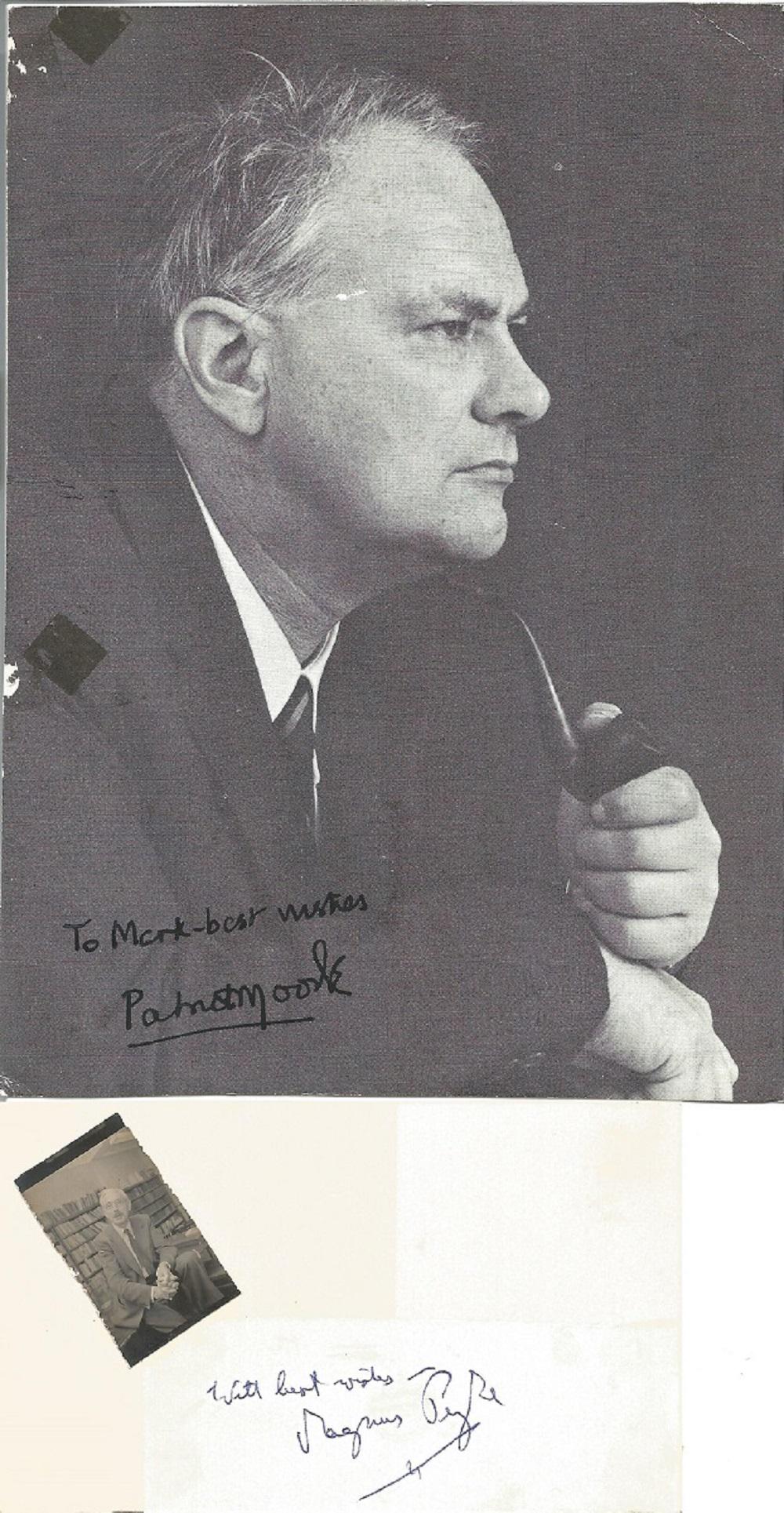 TV Scientist Magnus Pyke and Sir Patrick Alfred Caldwell Moore CBE ...