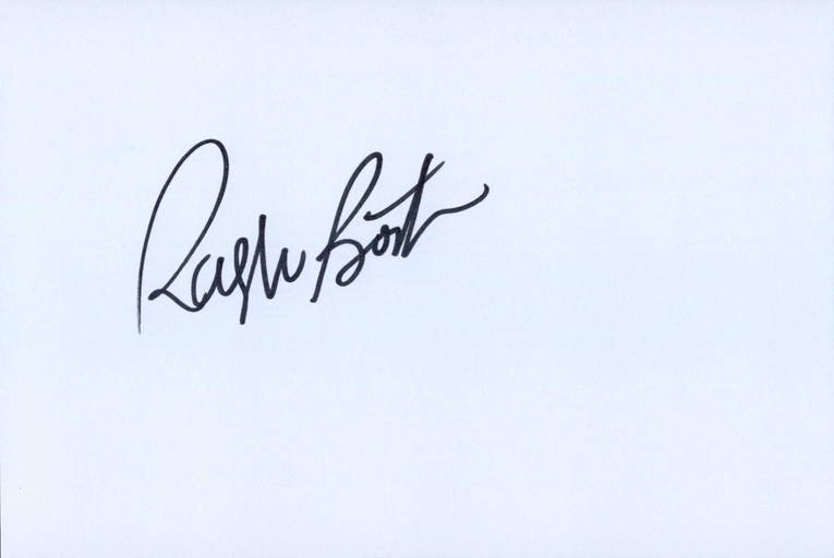 Ralph Boston, Usa Olympic Athlete Signed 6 X 4 White Card. Ralph Boston ...
