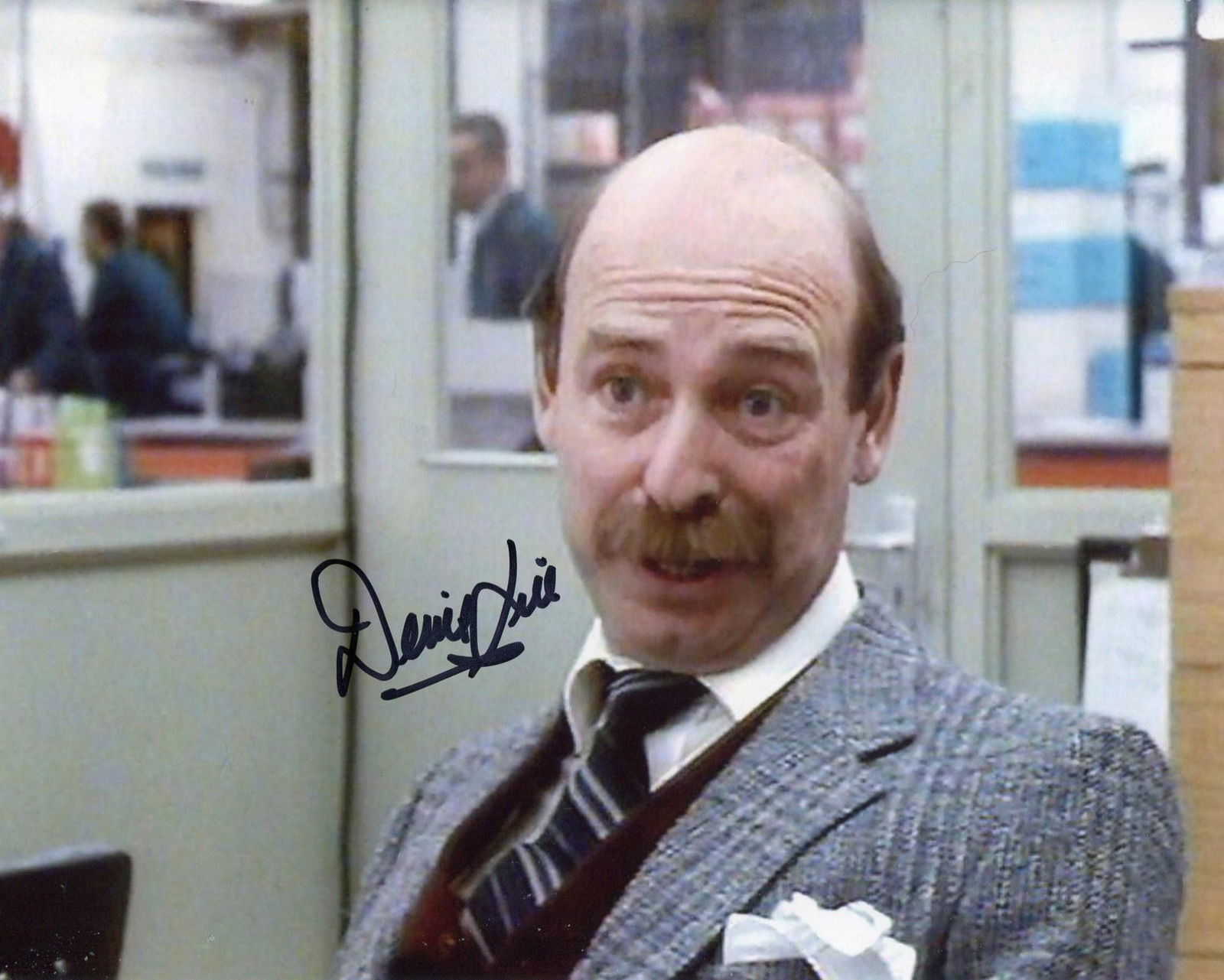 Only Fools and Horses 8x10 photo signed by actor Denis Lill as ...