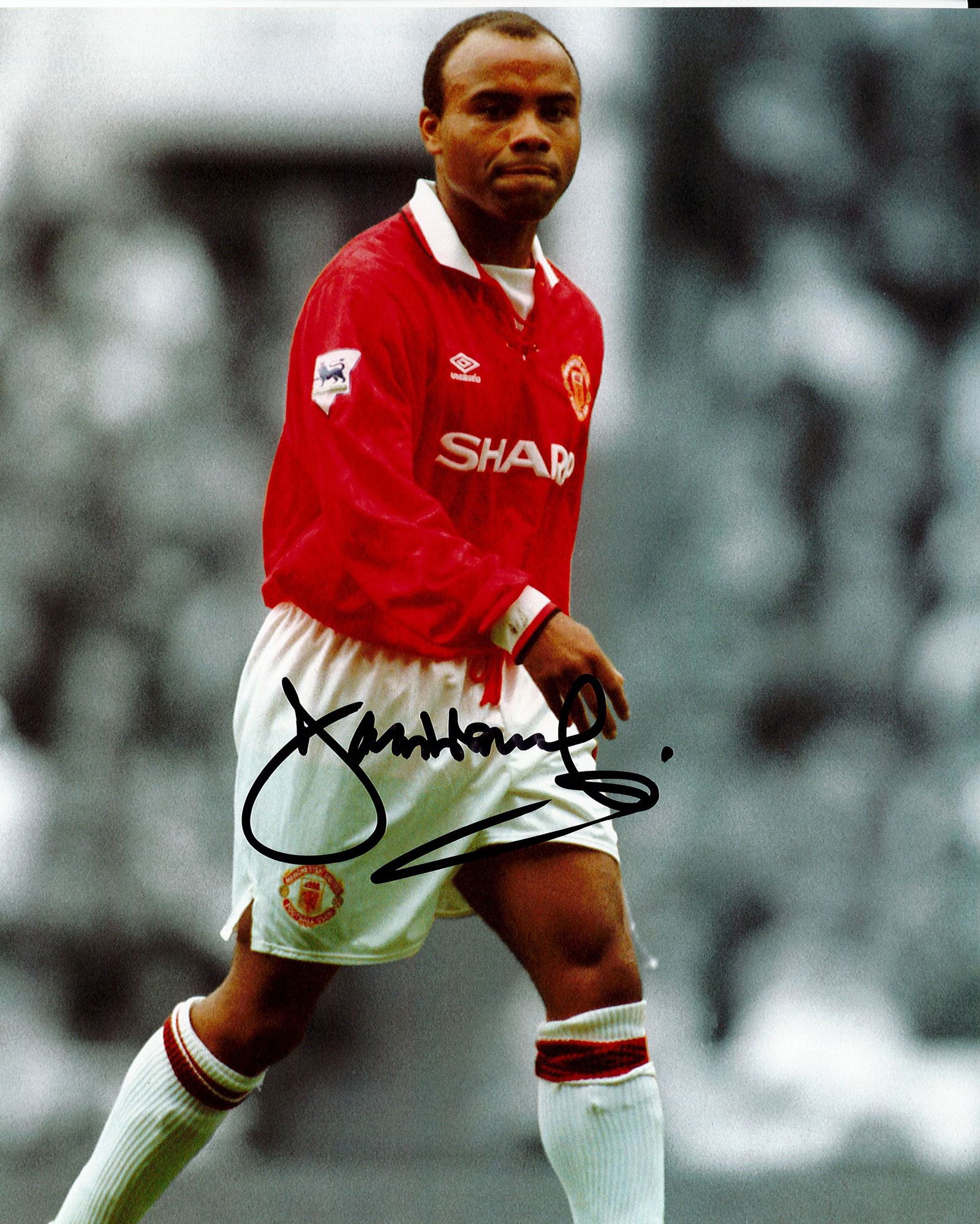 Football Danny Wallace signed Manchester United 10x8 colour photo ...