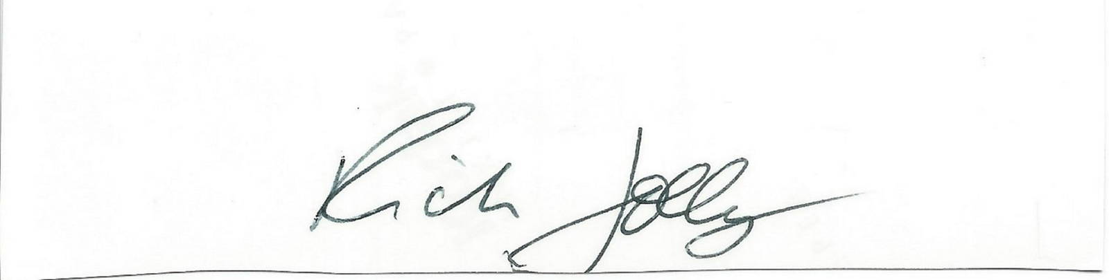 WW2 Navy Surgeon Captain Richard Jolly OBE Signed 7x5 Colour Photo ...