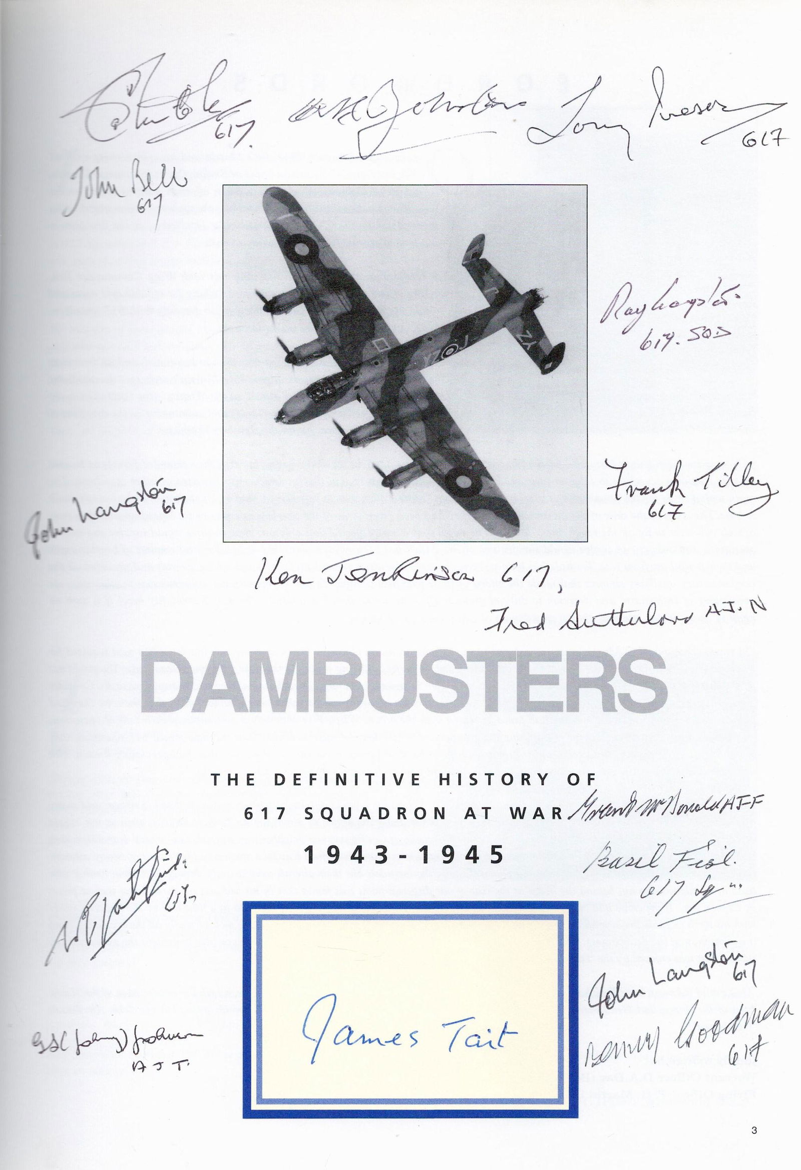 Ww2. Chris Ward And Andy Lee Book Titled Dambusters. First Edition ...