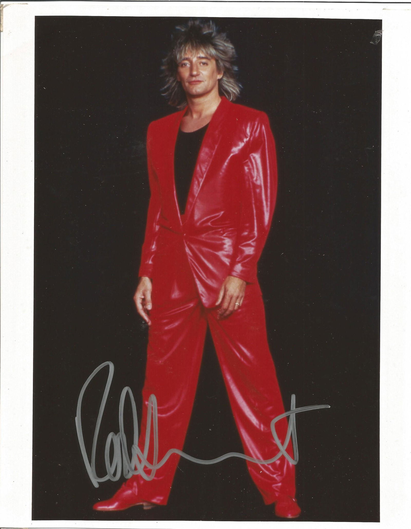 Rod Stewart signed 10x8 colour photo. Sir Roderick David Stewart CBE ...