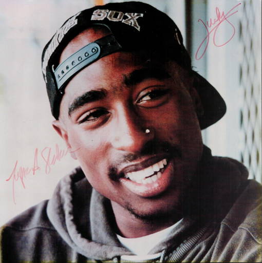 Tupac Shakur Signed 12x12 Colour Photo. Tupac Amaru Shakur ( Born ...